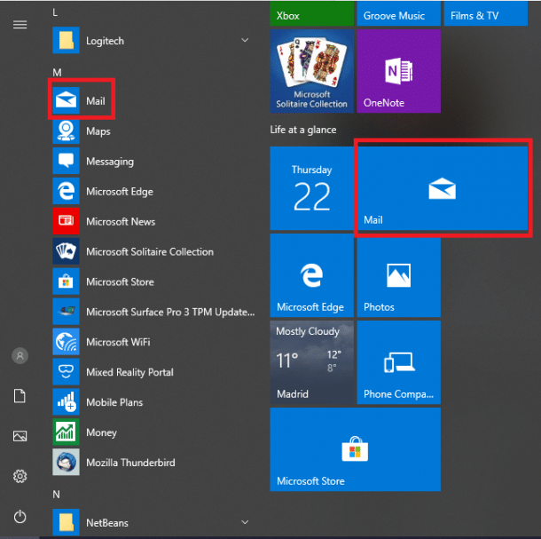 E-mail instellen in Windows 10 Mail app - Misterdot